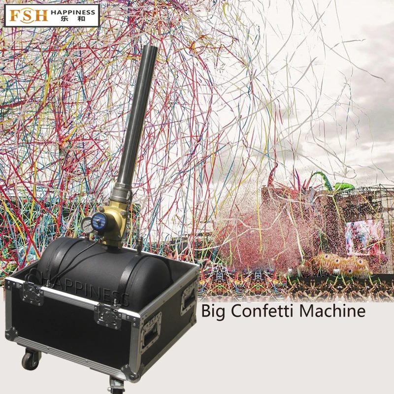 Big Confetti Machine Flight Case Packing Confetti Streamer Launcher ...