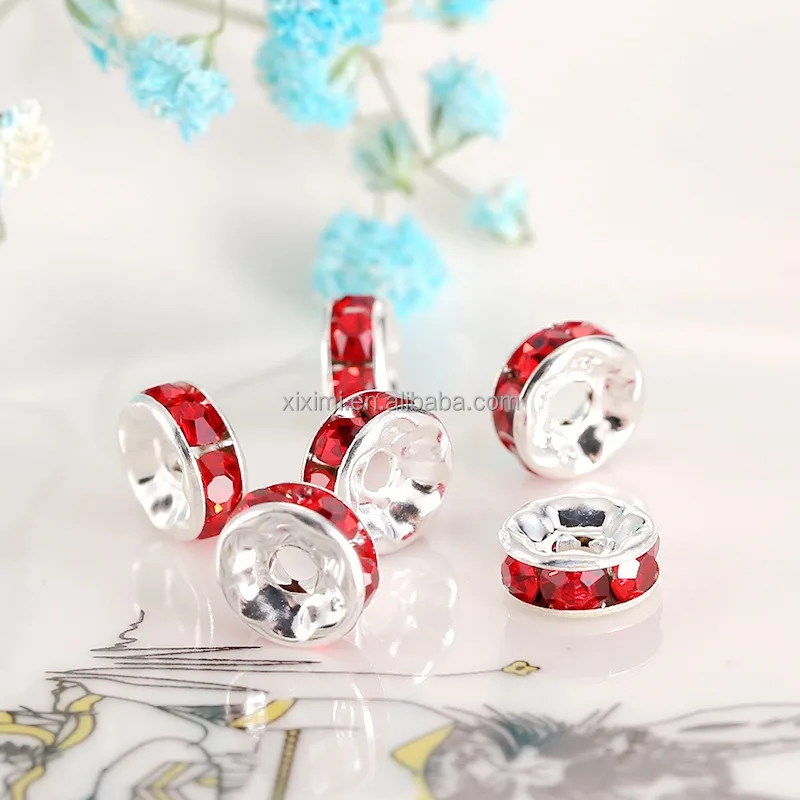 Crystal Metal Spacers for Jewelry Making - DIY Earrings