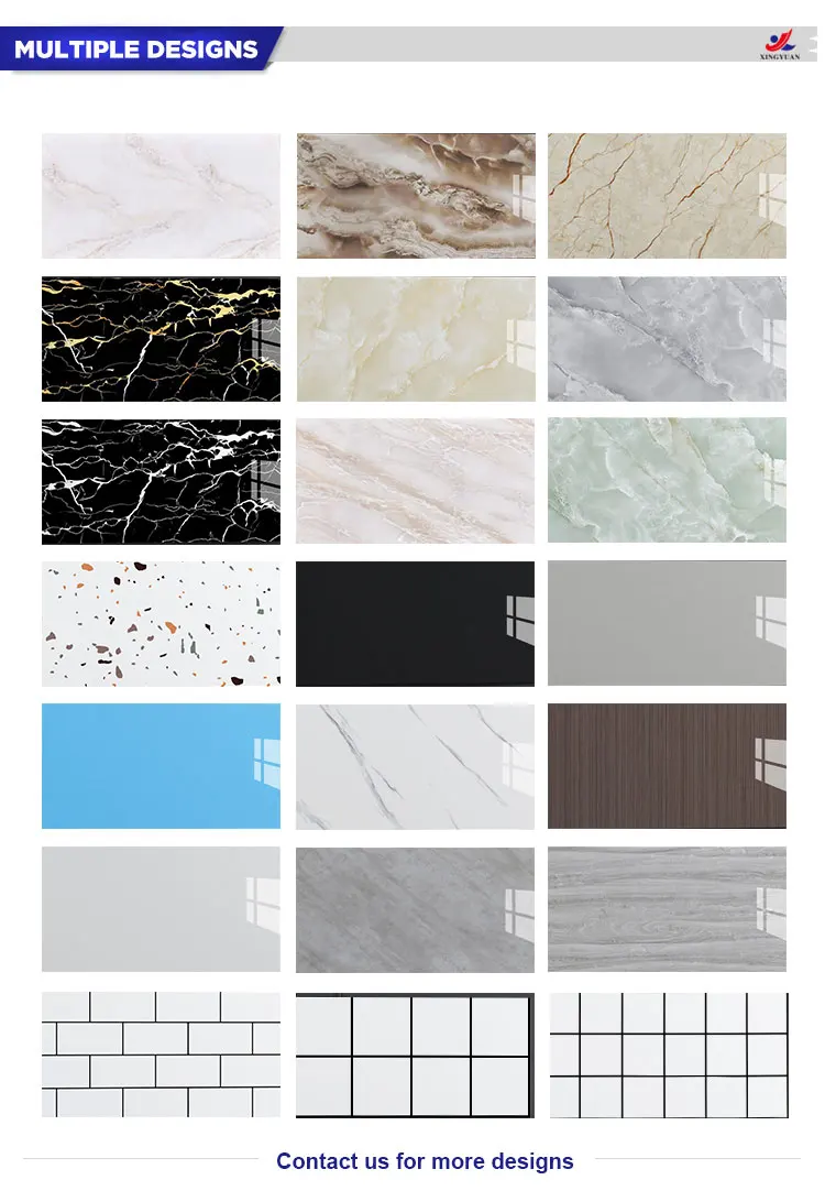 Bathroom Plastic Waterproof Wall Pvc Panels Interior 3d Tiles Stickers ...