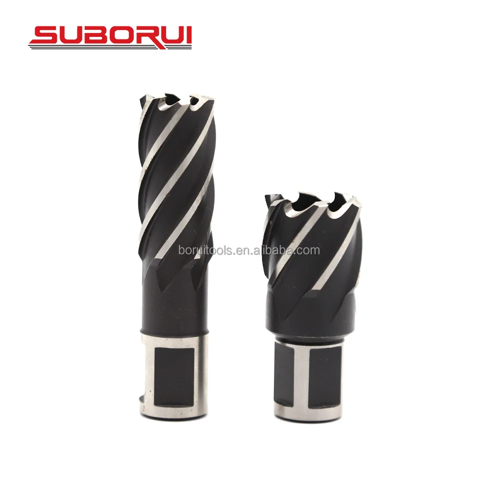 SUBORUI Weldon Universal Shank Hss Slugger Mag Magnetic Core Drill Bit ...
