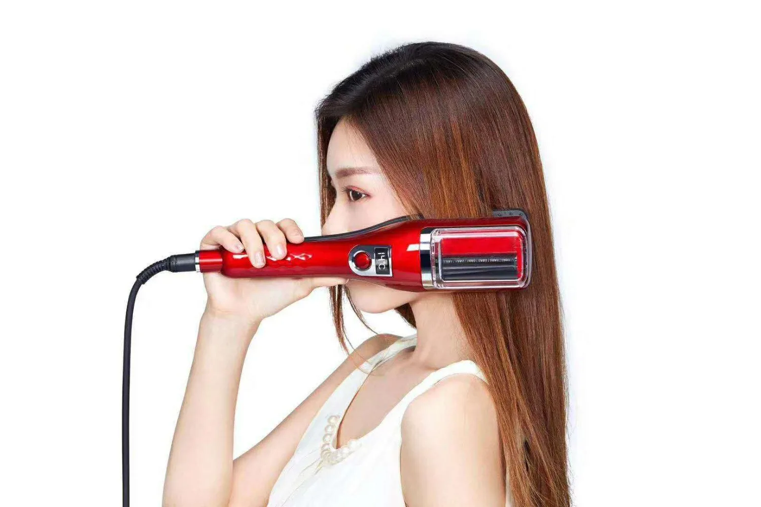 Professional Hair Cutter Smooth End Cutting Clipper 2 In 1 Iron Flat ...