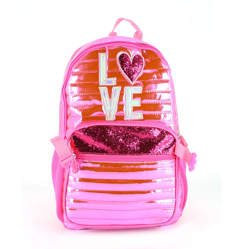 Pink Bag Set for Children Cheap Stylish 600D Cute Kids Bags with Lunch ...