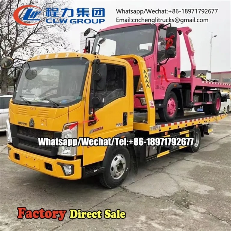 Isuzu Recovery Rollback Wrecker Bed 4x2 4-5 Tons Light Duty Flatbed ...