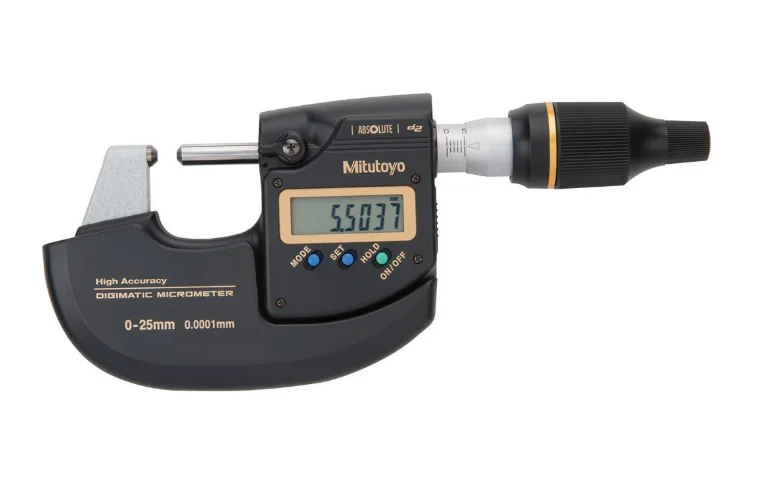 High Performance Digital Micrometer Metal 0.5m Accuracy 0.0001mm ...