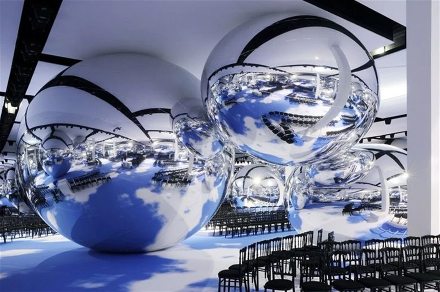 2023 Hanging Mirror Balloon Sphere For Decoration Sealed Gold/silver ...