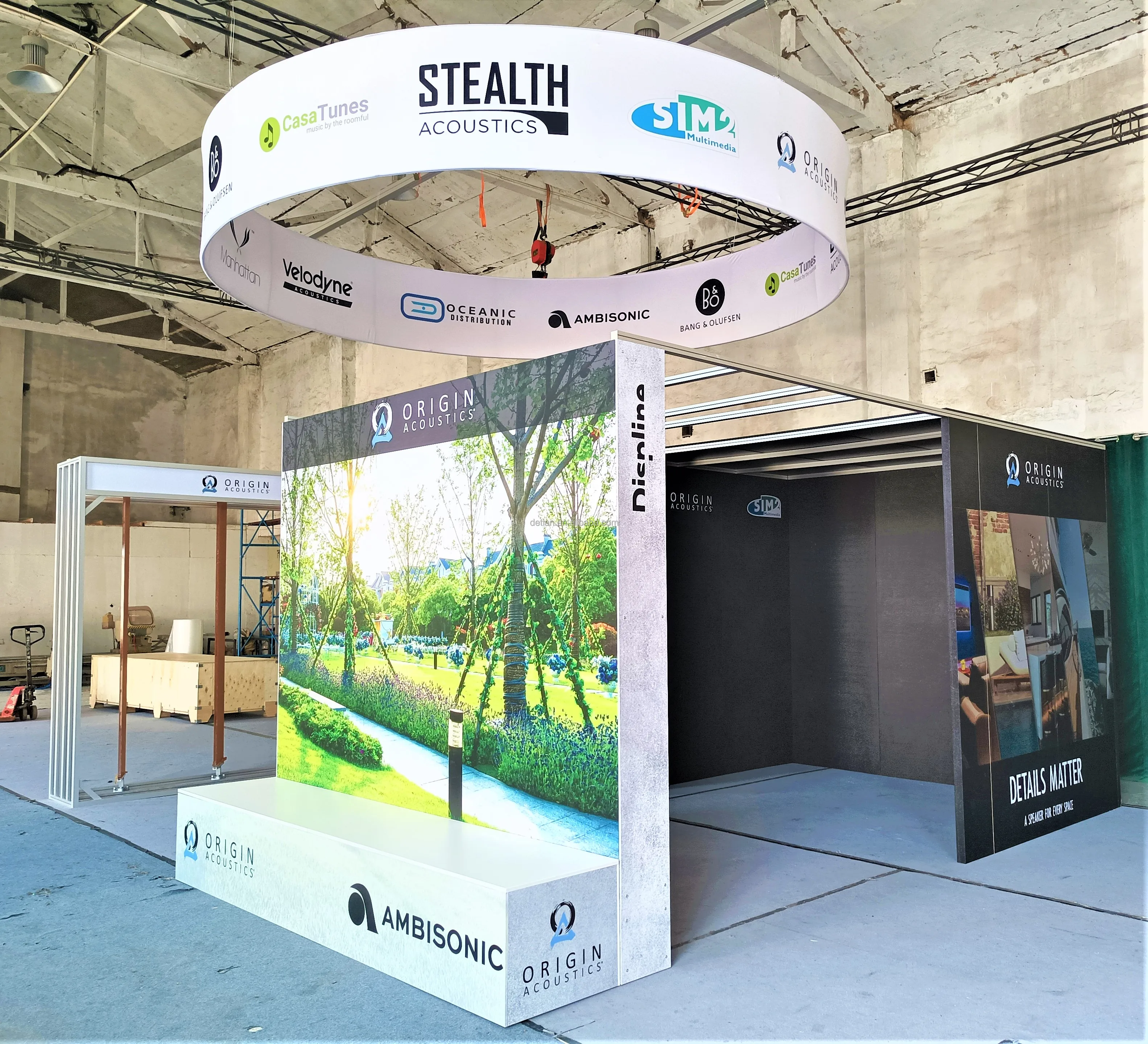 Easy Assembly Quick Build 10x20ft Wooden Exhibition Booth Stand For Trade Show Modular Exhibit ...