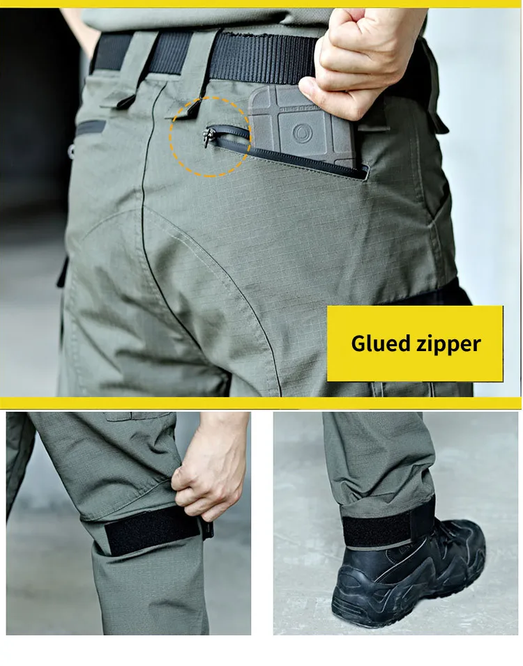 Sabado Outdoor Multi-pocket Rip-stop Tactical Trousers For Men ...