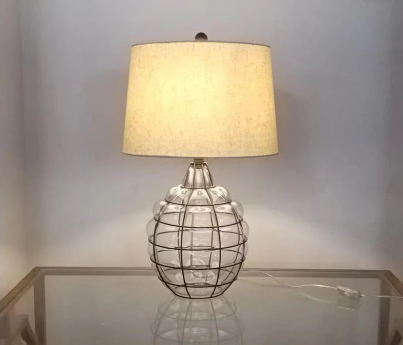 Lampe Lampa Lampara Bed Light Room Decor Glass Table Light Room Hotel ...