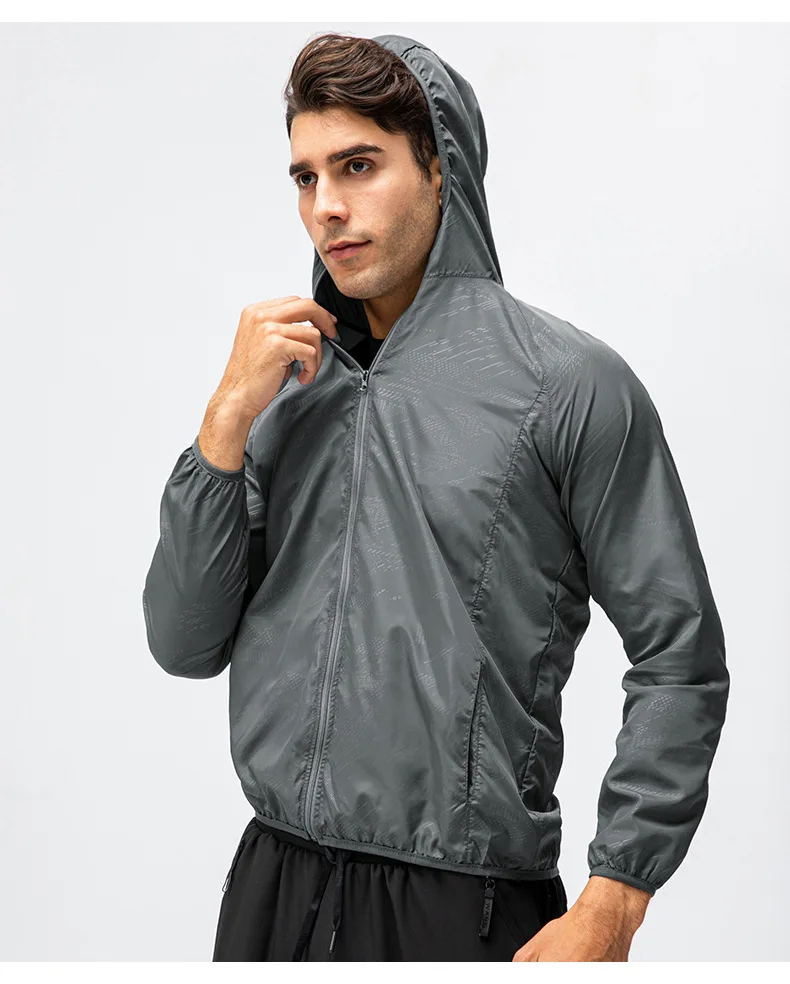 Custom Logo Light Outdoor Waterproof Windbreaker Men's Jackets With ...