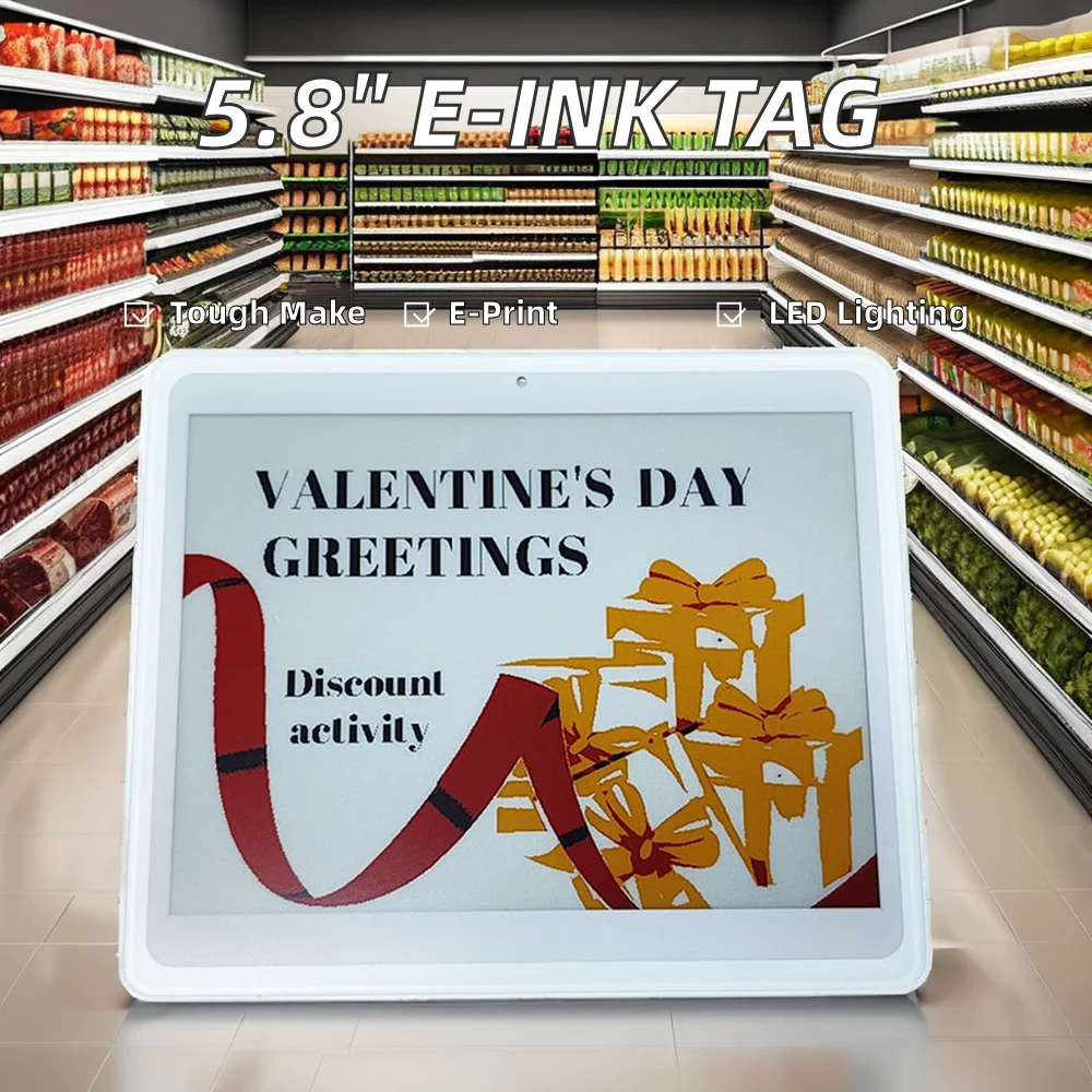 E-Ink Digital Price Tag System Electronic Shelf Label with Durable ...