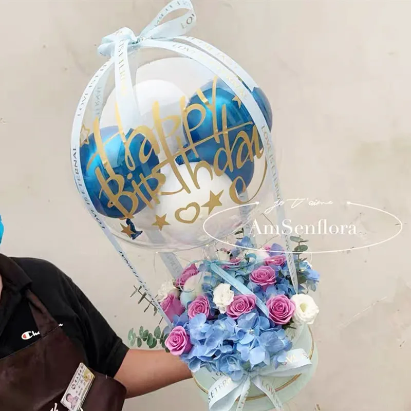 Bobo Ball Hug Bucket Bouquet Balloon - Perfect for Parties