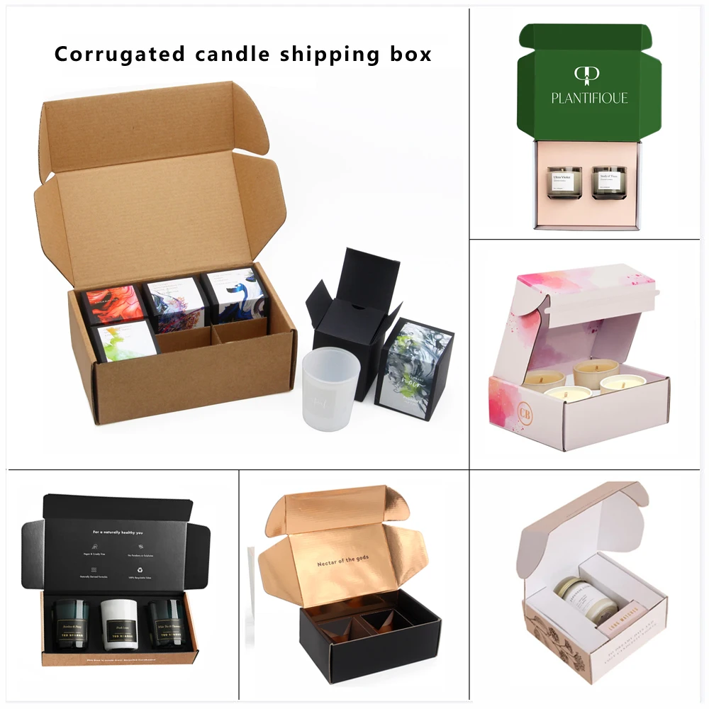 Luxury Custom Printing Cardboard Empty Candlebox Pillar Votive Candles ...