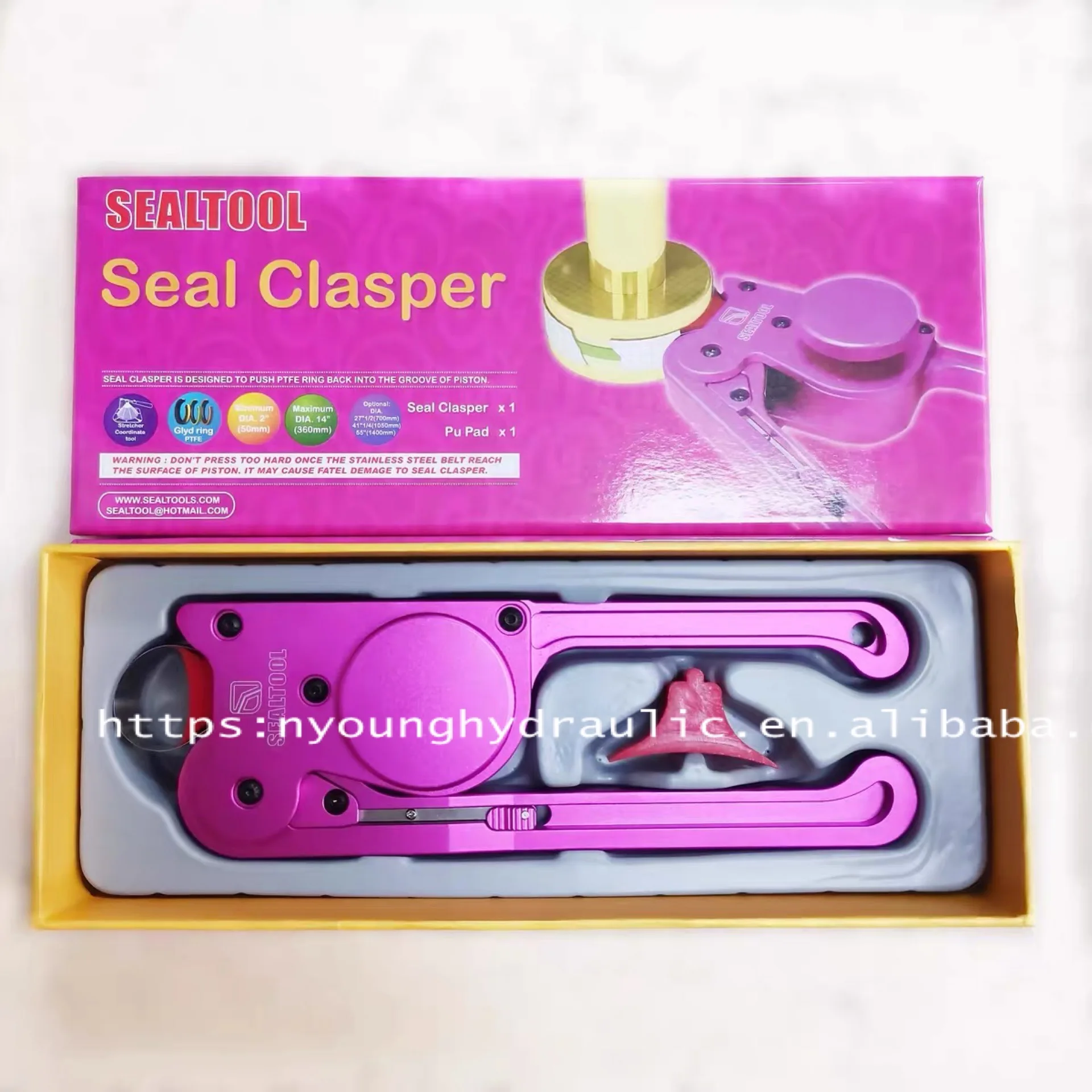 Hydraulic Cylinder Rod Piston Seal Clasper Tool for Efficient Seal Kit ...