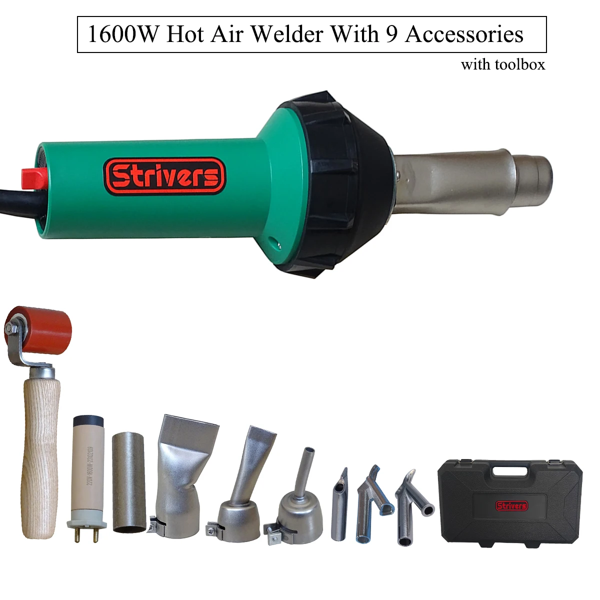 1600W pp Plastic Welding Gun PVC Vinyl Flooring Heat Welding Gun Tpo ...