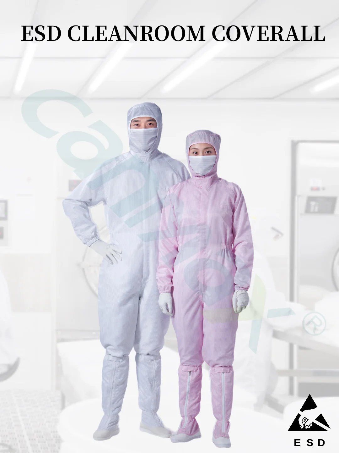 Canmax Antistatic Waterproof Workshop Uniform Dustproof Clothes Esd ...