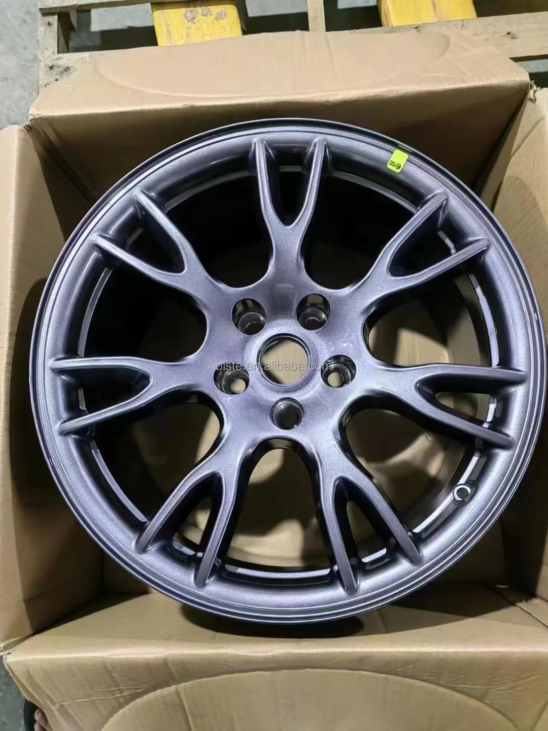 For Tesla Model Y Wheel,21 Inches Matte,Front Aluminum Alloy Automotive ...