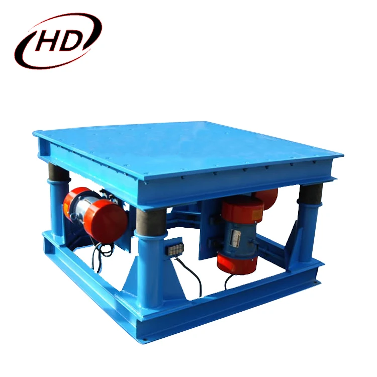 High Frequency Horizontal Vibrating Table For Precast Concrete Mould - Buy Vibrating Table For ...