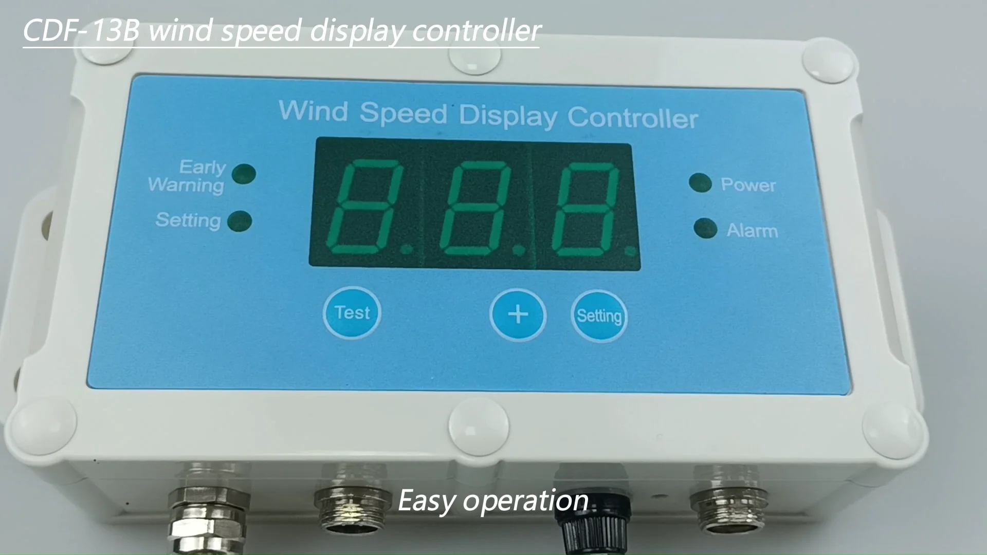 Cdf-13b Wireless Crane Anemometer And Digital Indicator For Cranes Wind ...