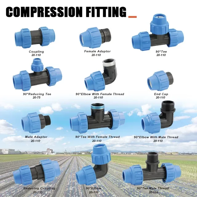 Drip Irrigation Pipes And Fittings 90 Degrees Tee With Male Thread ...