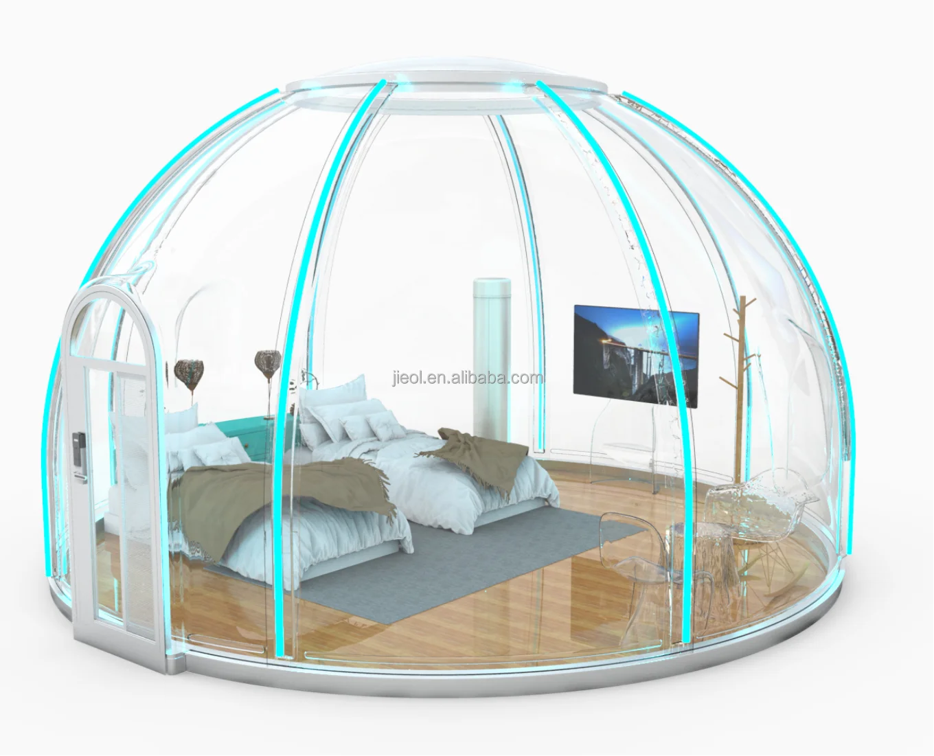 Polycarbonate Dome House: Inflatable Glamping Tent for Outdoor ...