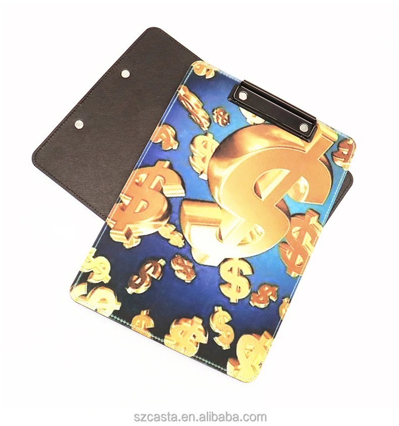 Customized Logo Printed A4 File Folder Clipboard Writing Clip Board ...