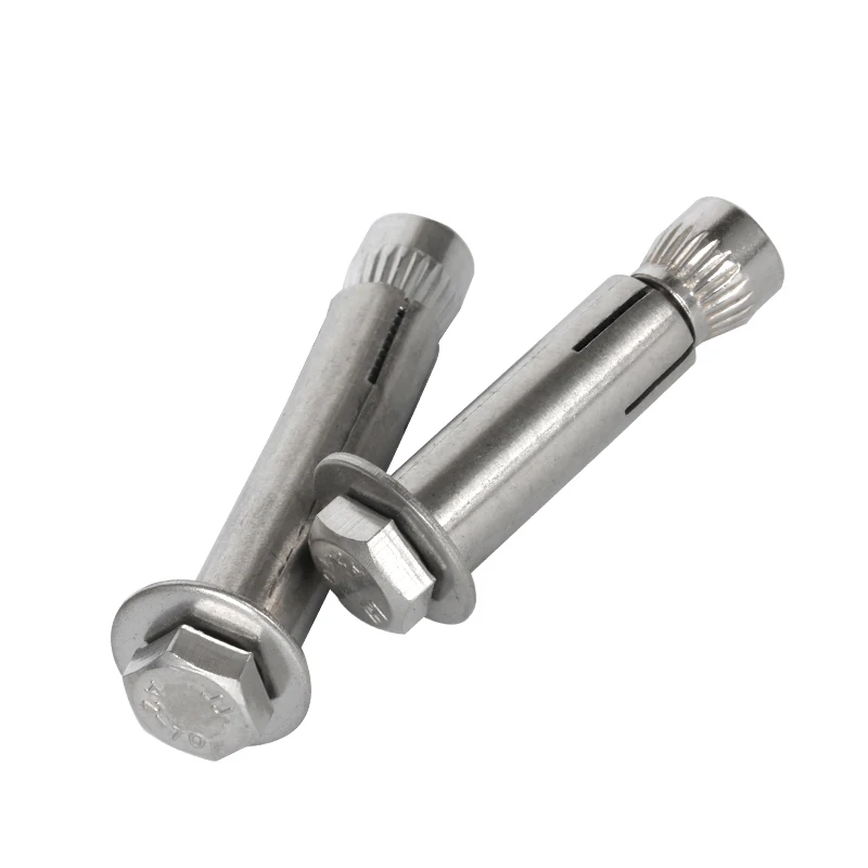 Stainless Steel Hexagon Wedge Anchor Expansion Bolt Sleeve Drywall ...