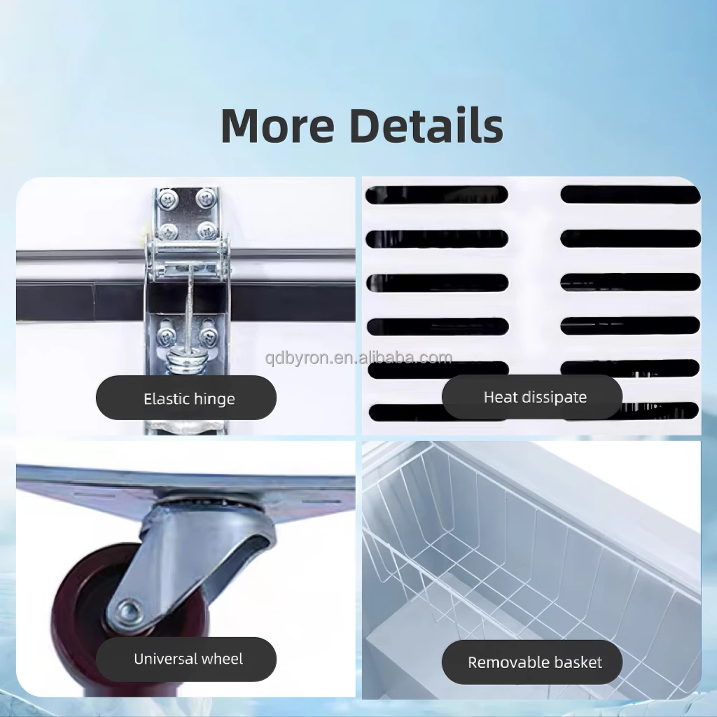 Commercial Gas Retro Frozen Food Ice Cream Large Refrigerator ...