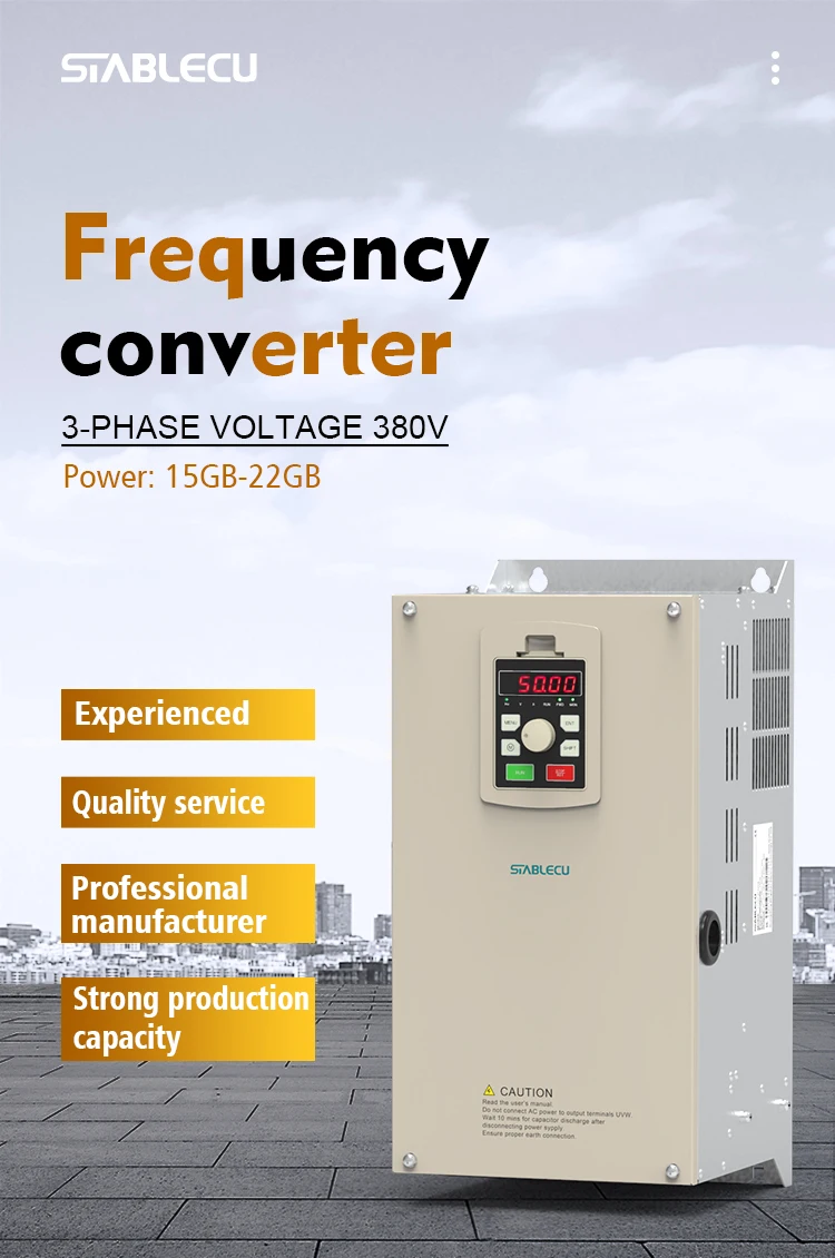 380v 15kw Ac Variable Frequency Drive Vfd 3 Phase Frequency Inverter ...