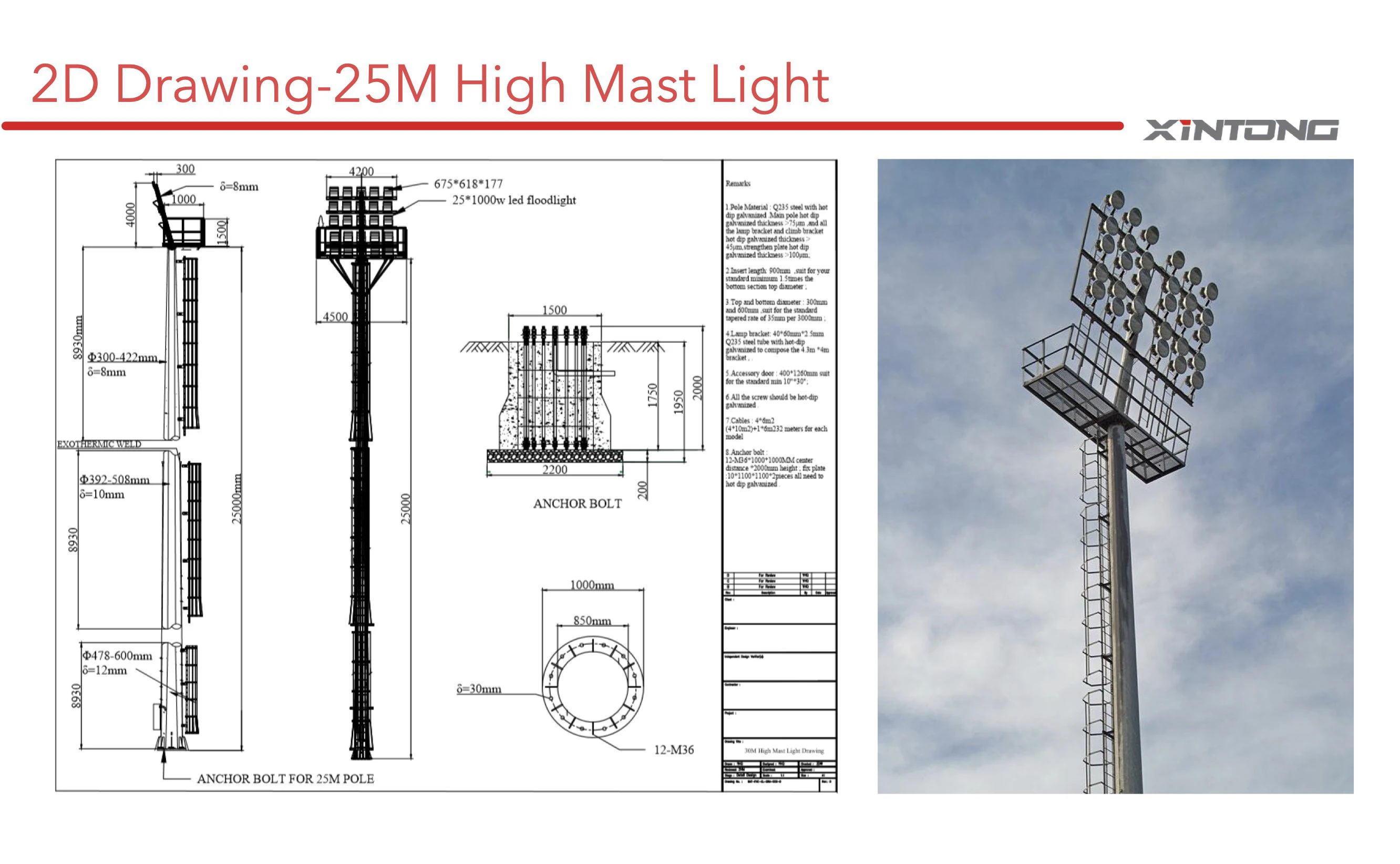 High Mast Lighting Poles - Durable and Efficient Solutions