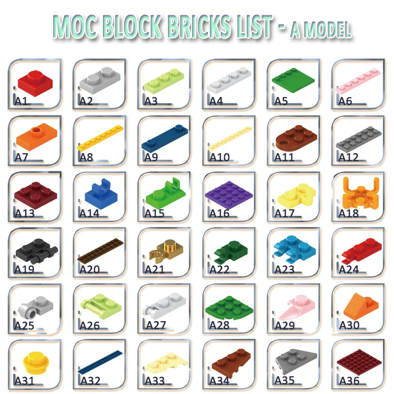Diy Educational Toy No.3001 Thick Brick 2*4 Classic Abs Plastic ...