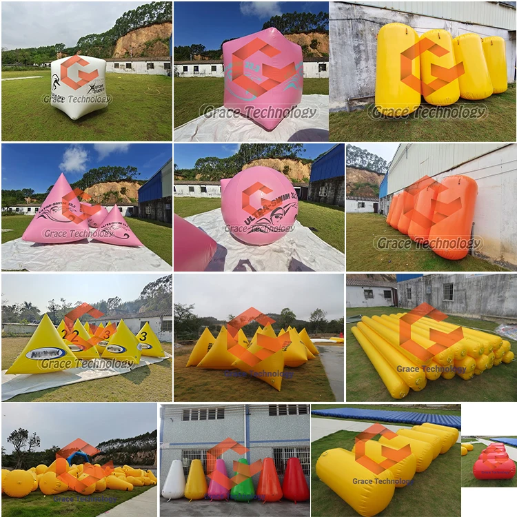 Custom Inflatable Cylinder Buoys - Water Fun Solutions