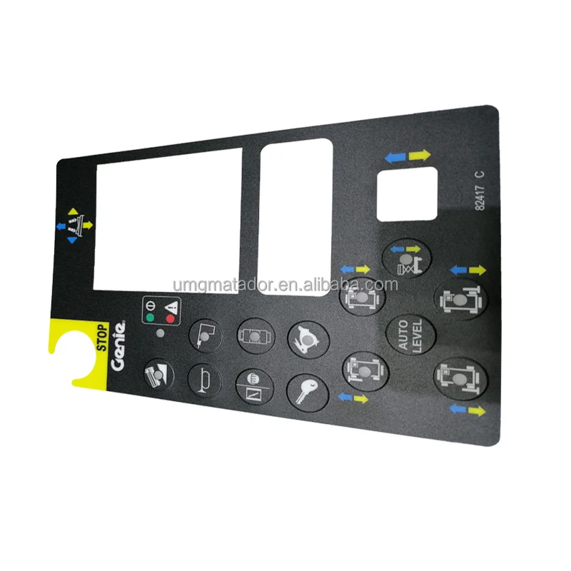 Platform Lift Control Box Decal 82417gt For Genie Rough Terrian Scissor ...