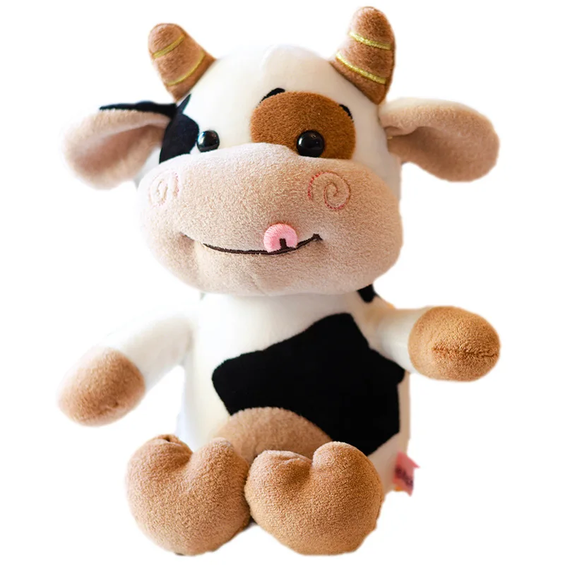 Cute Milk Cow Plush Toy - Perfect Weighted Stuffed Animal