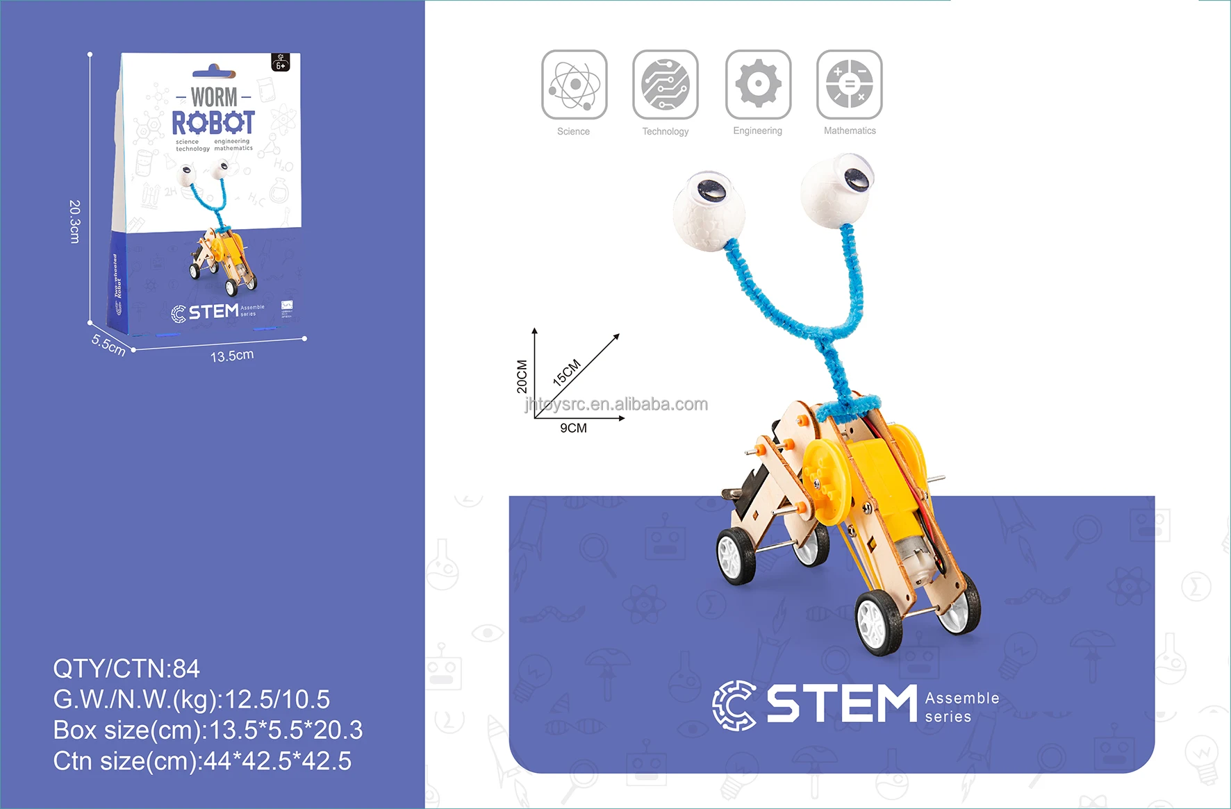 Science Funny 3d Wooden Student Kits Diy Steam Diy Scientific Wooden ...