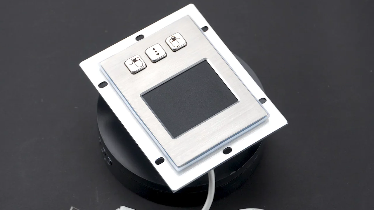 Panel Mount Wired Metal Industrial Touchpad Mouse With 3 Buttons ...
