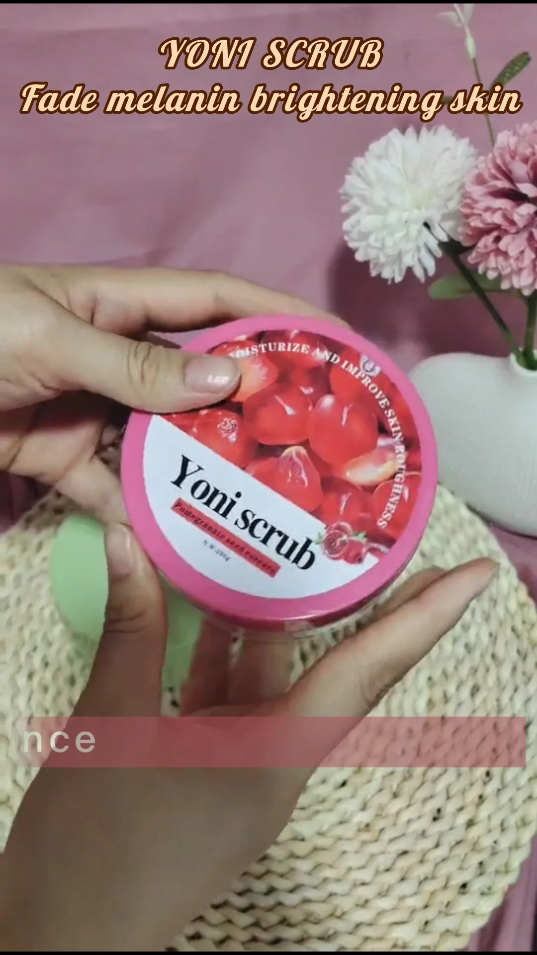 Custom Logo Yoni Scrub Vaginal Whitening And Brightening Natural Yoni ...