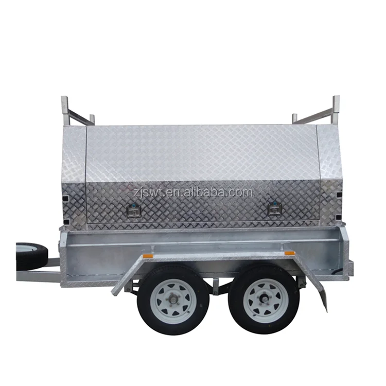 Trailer Cerrado Con Canopy De Aluminio - Resistente Al Agua