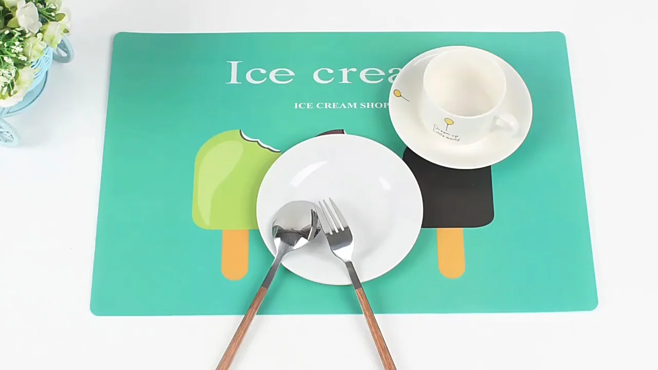 Pp Children Pvc Placemat Plastic Dinning Table Mat - Buy Pp Placemat ...