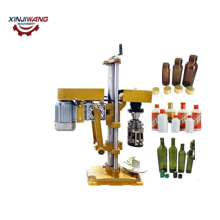 Good Product Semi-automatic Ropp Screw Wine Bottle Capping Machine Manual Ropp Capping Machine ...