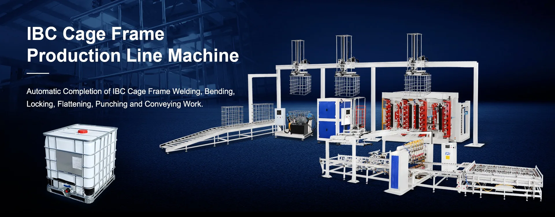 Hwashi Ibc Cage Frame Automatic Locking Machine Automatic Production ...
