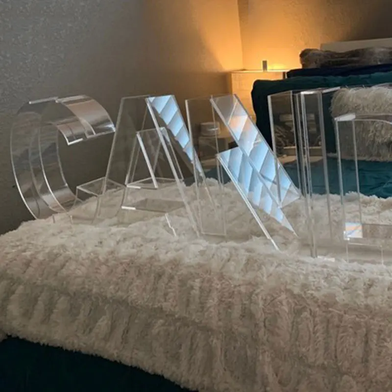 Wholesale Hollow Acrylic Fillable Candy Letters For Sweets - Buy ...