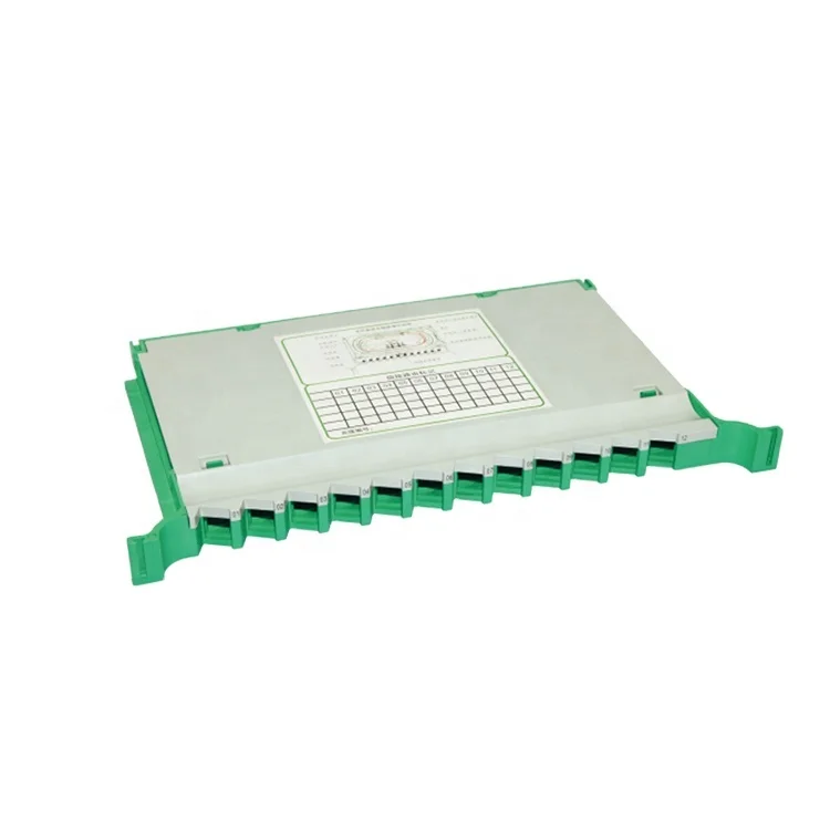 24 Core V2.0 Fiber Optic Splice Tray with adaptor and pigtail Insert ...
