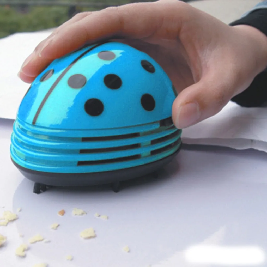 Beetles Corner Desk Table Dust Vacuum Micro Cleaner Sweepers Ladybug ...