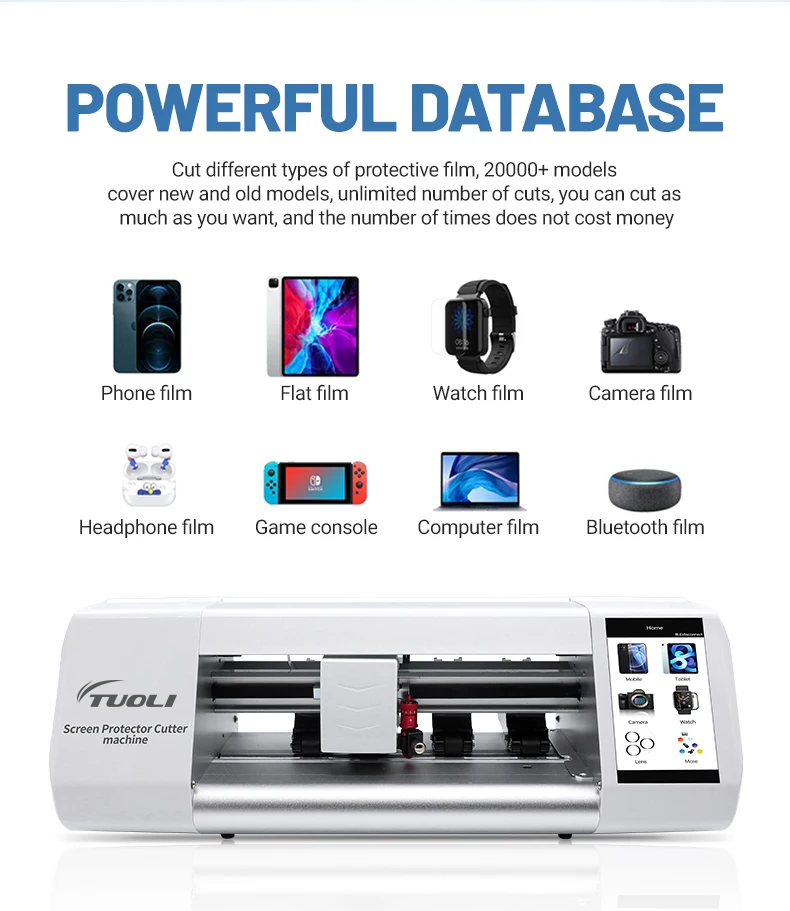 Tuoli Screen Protector Cutting Machine - Precision & Speed