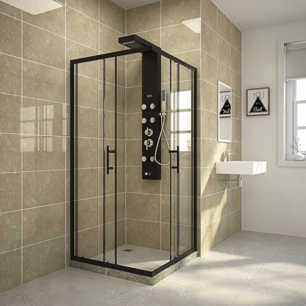 Hot Sale Design Zinc Alloy Double-hole Handle Simple Shower Room ...