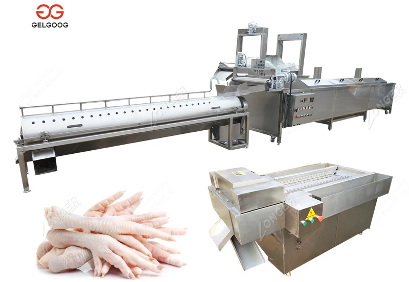 Efficient Chicken Feet Processing Line - High Productivity
