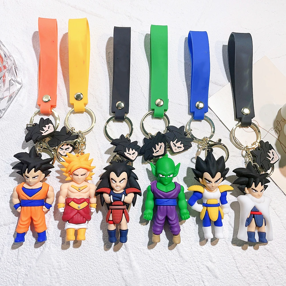 LC241 Cute 3D Soft PVC Dolls Keychain - the Simpsons Family