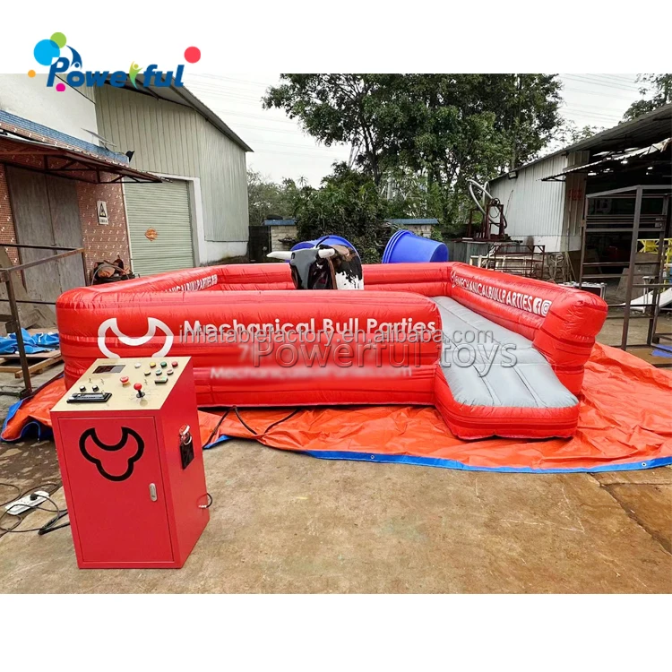 Mechanical Bull Ride Game for Rentals - Customizable & Fun