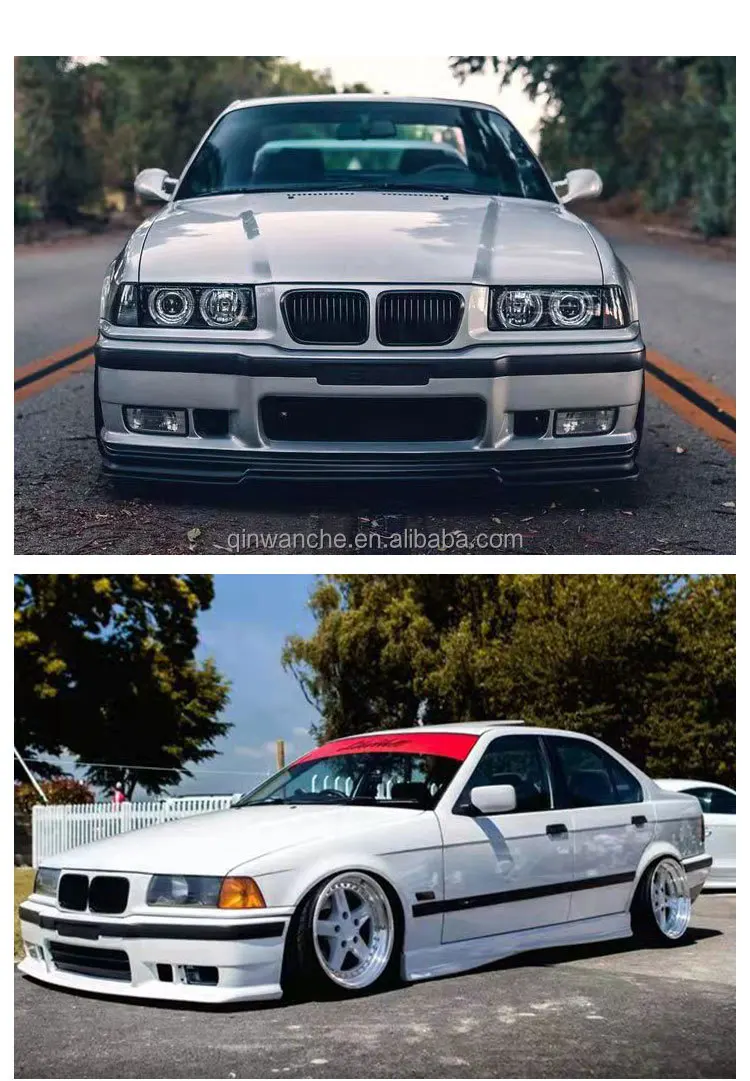 BMW E36 M3 Style Body Kit - High-Quality Bumpers & Skirts