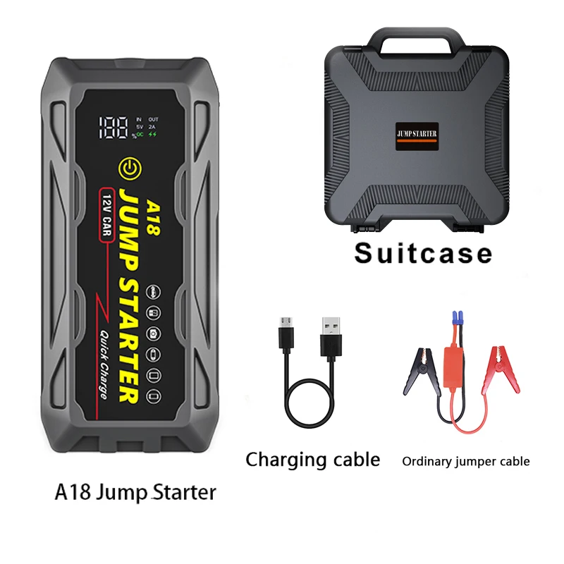 Factory Wholesale 37000mwh High Power Car Jump Starter 12v Auto Booster ...
